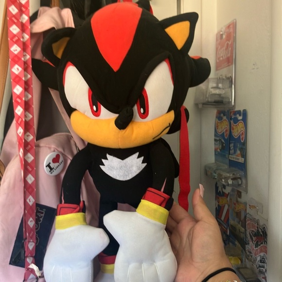 Accessories | Sonic Shadow Backpack Plush | Poshmark